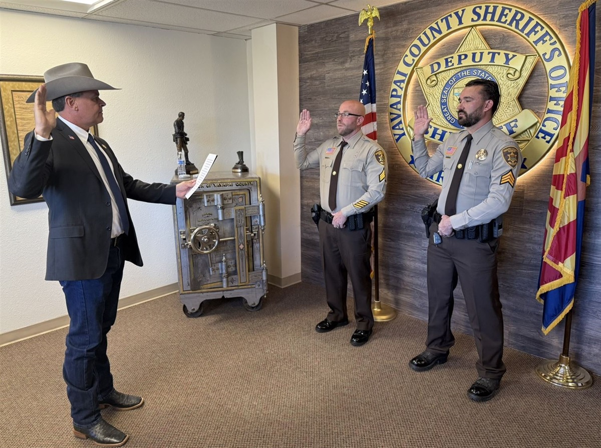 YCSO PROMOTES TWO DEPUTIES TO THE RANK OF SERGEANT YCSOAZ.gov