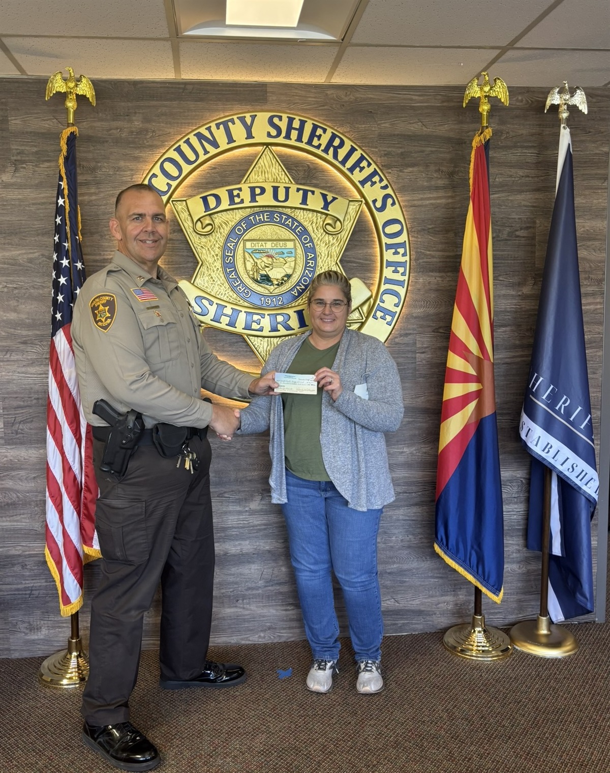 YCSO K9 Unit Receives Donation From Local Resident YCSOAZ.gov