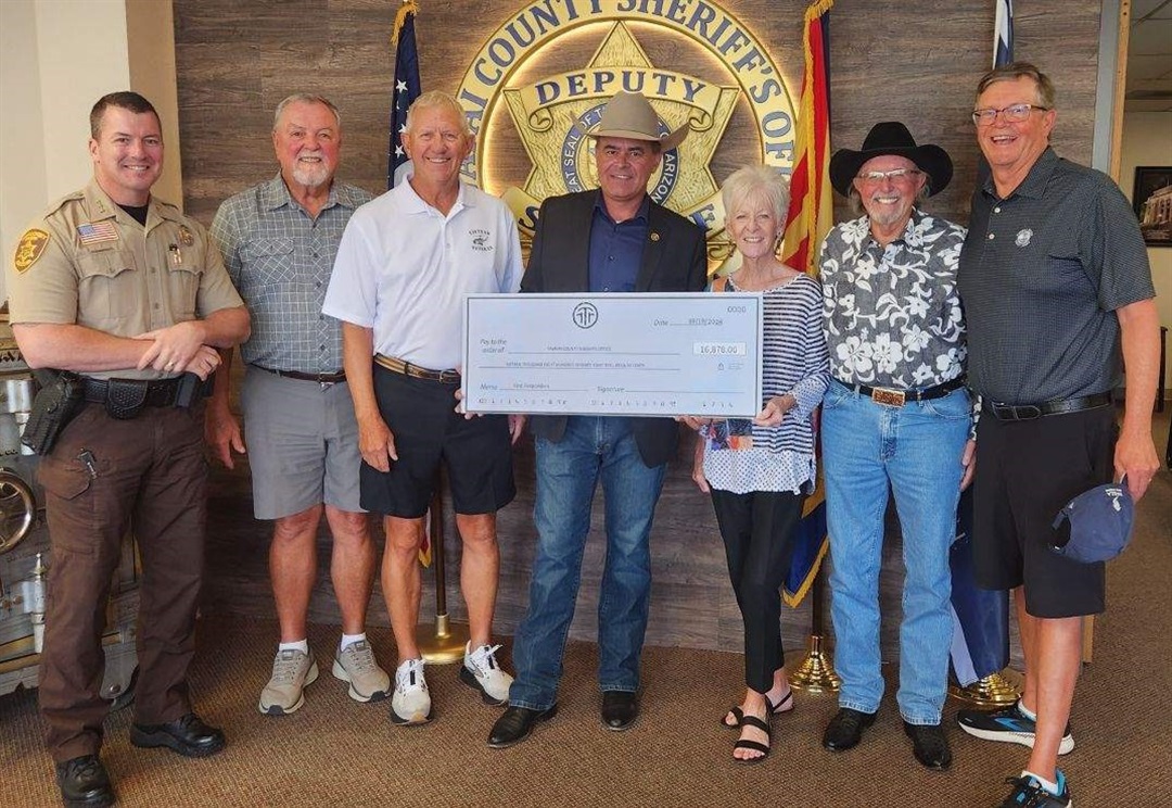 LOCAL GROUP MAKES LARGE DONATION TO YCSO YCSOAZ.gov