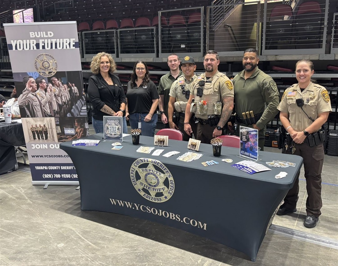 YCSO Deputy Testing Scheduled for Sept 20 in Prescott Valley YCSOAZ.gov